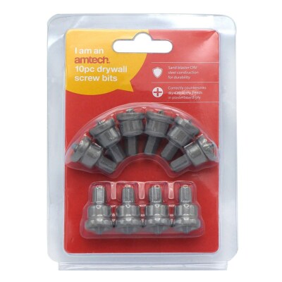 10Pc Drywall Dimpler Drill Bit Set For Ph2 S2 Plasterboard Philips ...