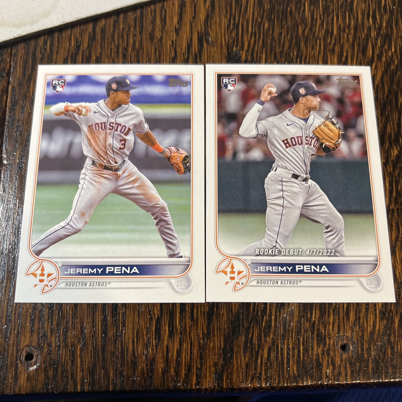 2022 Topps Update Jeremy Pena ROOKIE Lot- #US253 RC & ROOKIE DEBUT | eBay