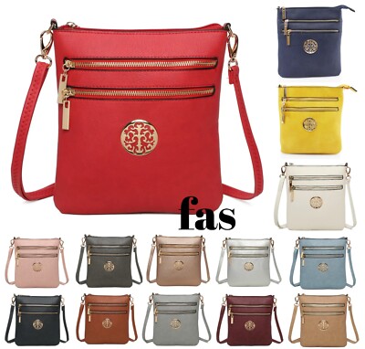 Women Cross Body Messenger Bag Ladies Shoulder Over Bags Detachable ...