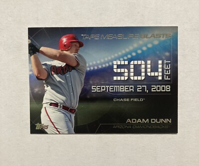 Adam Dunn 2015 Topps Update Tape Measure Blasts Insert #TMB-8 ...