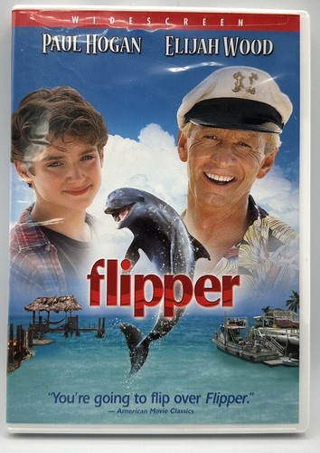 Flipper DVD Widescreen Paul Hogan Elijah Wood Free Shipping 2003 ...