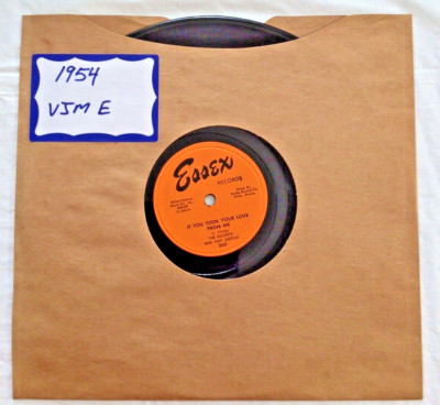 78 RPM "IF YOU TOOK YOUR LOVE FROM ME/YES INDEED" THE ESCORTS WITH KAY ...