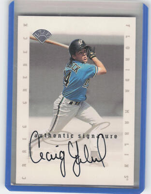 1996 Leaf Signature Series #NNO Craig Grebeck Extended Series ...