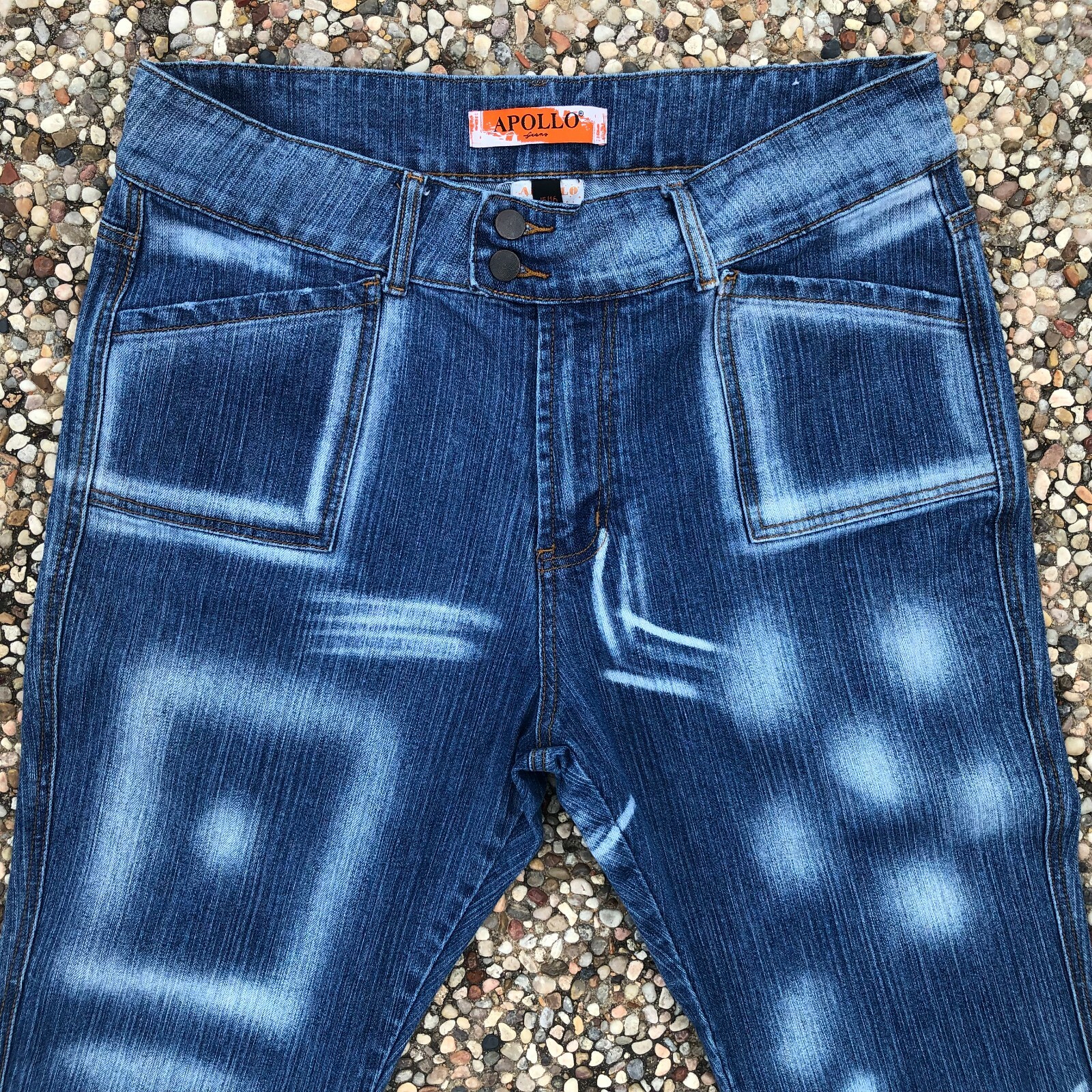 Vintage Apollo Jeans Bleached Design Bootcut Junior's… - Gem