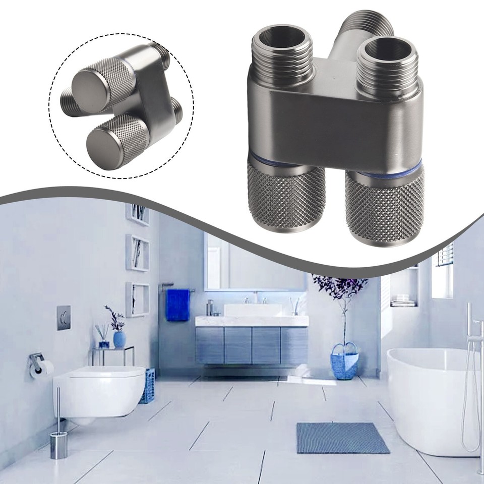 Convenient Double Control Faucet Valve with Rotary Switch for Shower ...