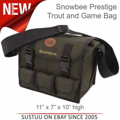 Snowbee Prestige Trout/ Game Bag - 12 L|100% Waterproof|Green/Black|For ...
