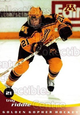 2002-03 Minnesota Golden Gophers #18 Troy Riddle | eBay