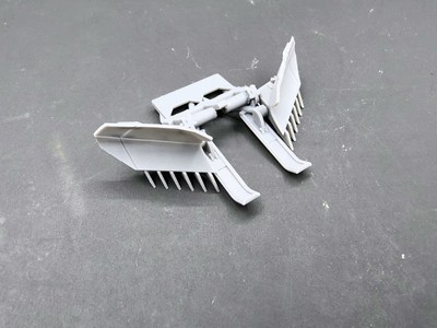 3D printed model 1/72 US M1 Abrams Main Battle Tank Minesweeper shovel ...