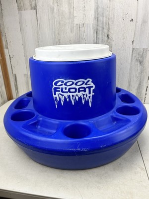 Cool Float Cooler w/Cup Holders 18+ Can Capacity Ice Chest Lake Pool ...