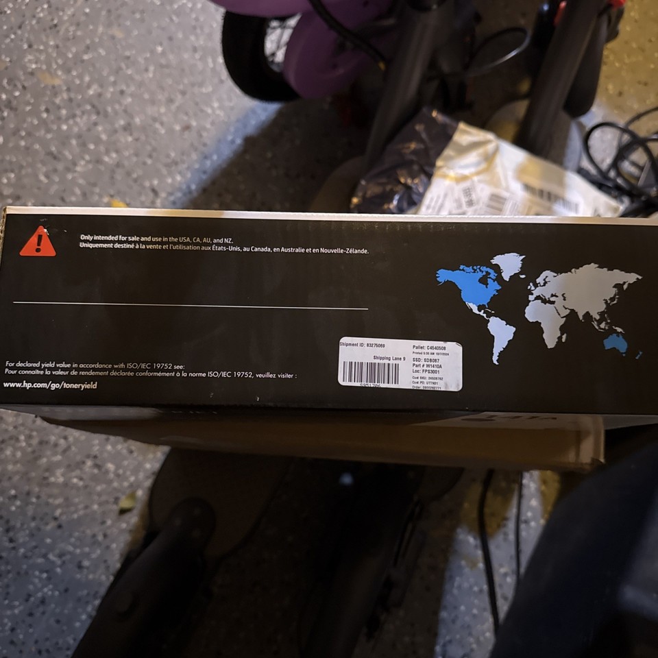 NEW SEALED Genuine HP LaserJet 141A Black Toner Cartridge W1410A N1880 C0 | eBay