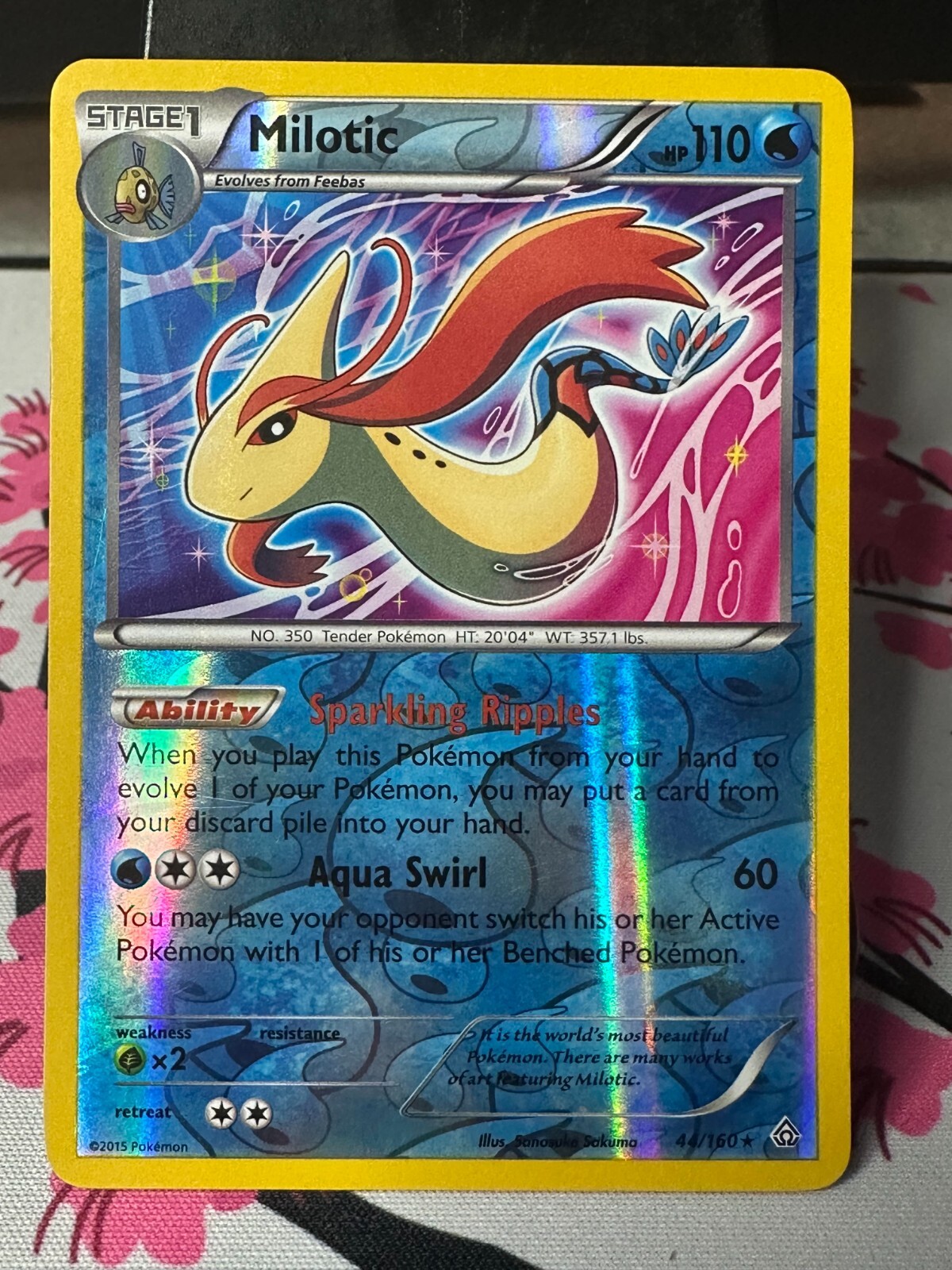Pokémon TCG Milotic Primal Clash 44/160 Reverse Holo Holo Rare | eBay