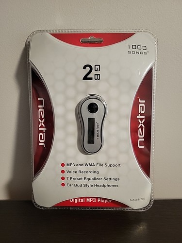 Nextar Digital MP3 Player 2GB 1000 Songs WMA Voice Recording Ma588-20S ...