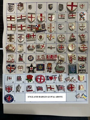 ENGLAND ENAMEL LAPEL BADGES | eBay UK