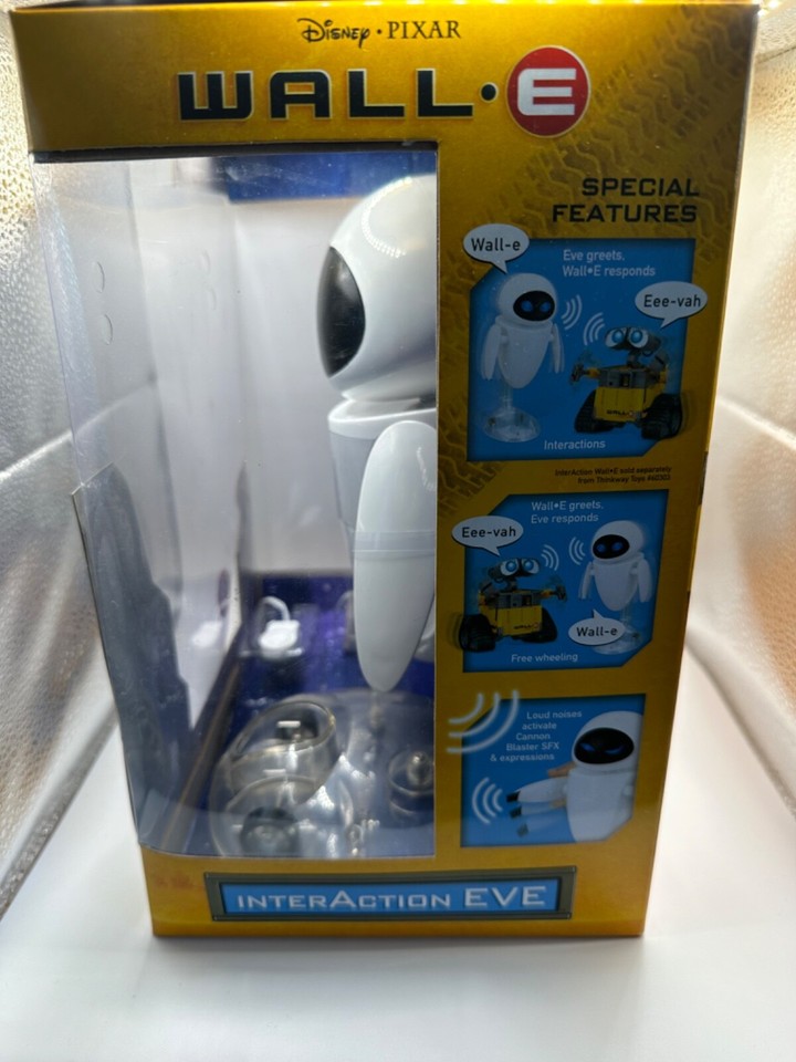 Disney Pixar Wall E & Eve Thinkway Toys some battery operated 1 postage ...