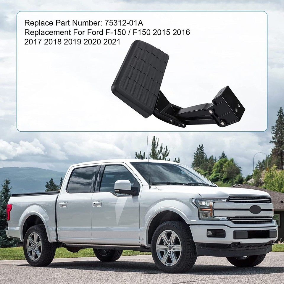 Rear Bumper Step Retractable Truck Bed Step For 2018 Ford F250 F350 ...