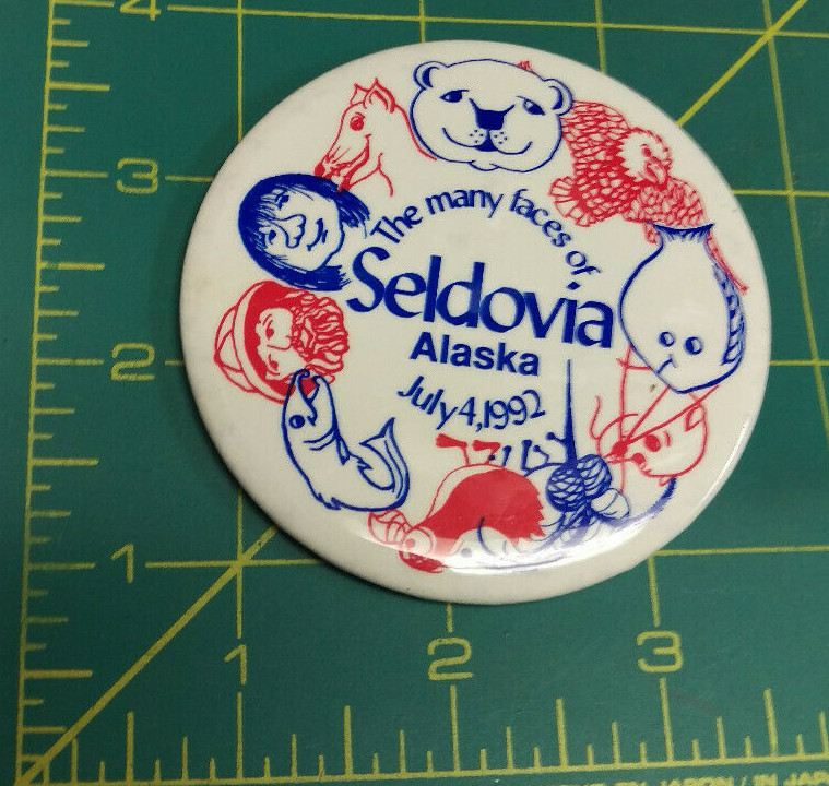 Alaska Button The Many Faces of Seldovia Alaska July 4 1992 people ...