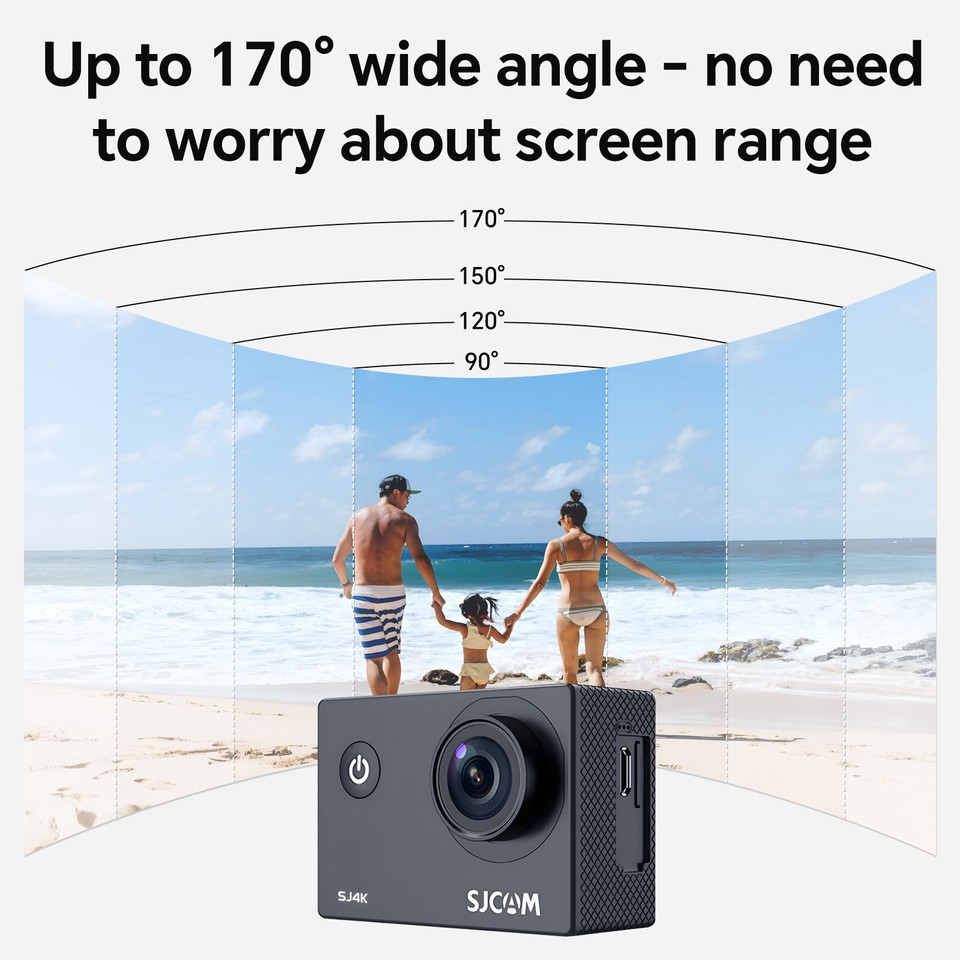 SJCAM SJ4K Action Camera 4K WiFi 40MP Ultra HD Vlog Sports Cam ...