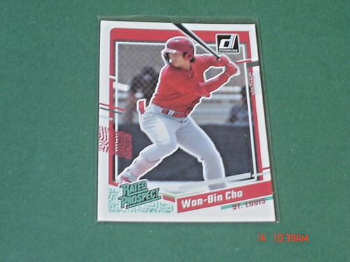 WON-BIN CHO 2023 Donruss *Rated Prospect* card #69 NrMt (Cardinals | eBay