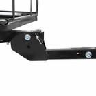 500lb Folding Trailer Hitch Mount Cargo Carrier Basket Rear Luggage ...
