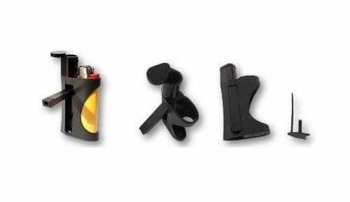 2 PACK - EZ PIPE Discreet Tobacco All in One Lighter Pipe smokeless ...