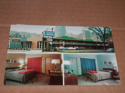 DETROIT MICHIGAN - 1959 POSTCARD - PALLISTER MOTEL - 3-VIEW | eBay