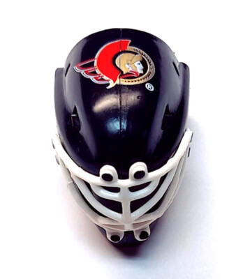 OTTAWA SENATORS HOCKEY MINI TEAM GOALIE MASK 1.5" TALL NHL OFFICALLY ...