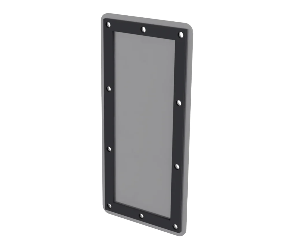 Gland Plate, with seal - 250x120mm 5mm Aluminium | eBay