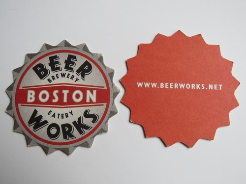 BEER Coaster ~ BEER WORKS Brewery & Eatery ~ Boston, Massachusetts ...