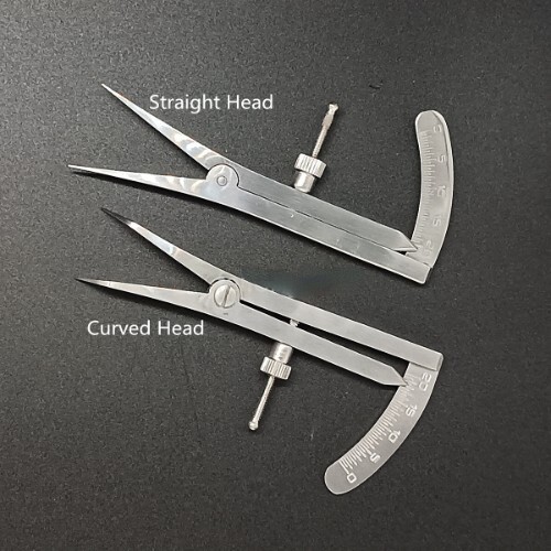 2 Pcs Eyelid Calipers Castroviejo Caliper 0mm-20mm ophthalmic ...