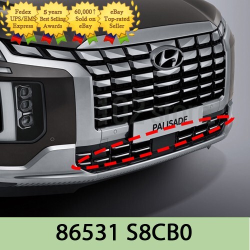 OEM Genuine 86531S8CB0 Front Bumper Lower Grille for Hyundai Palisade ...