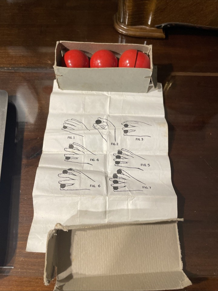 Vintage German Multiplying Balls 1950s Magic Trick with box and ...