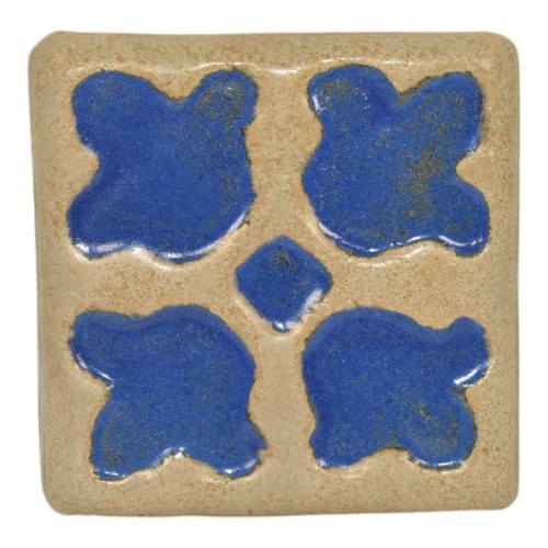 Flint Faience 1920s Vintage Art Pottery Gray Blue Ceramic Geometric ...