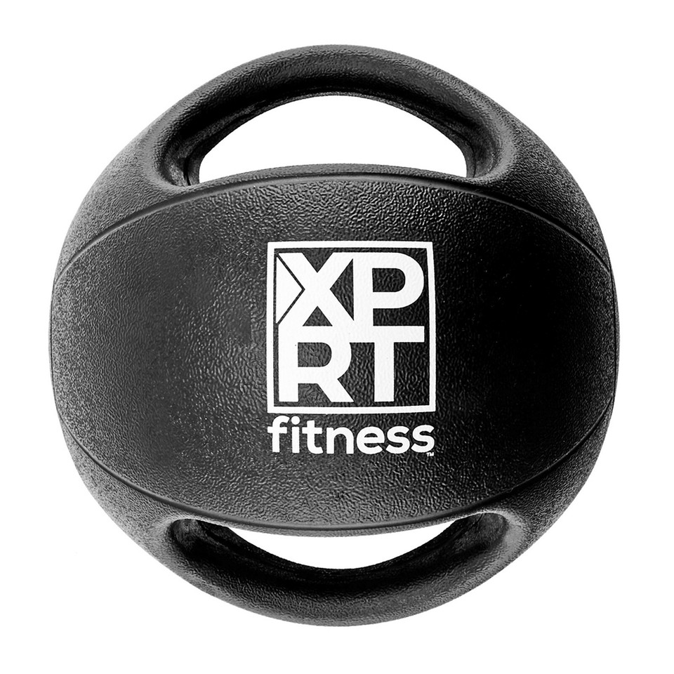 XPRT Fitness 10lb Dual Grip Medicine Ball Textured Exercise Ball Core ...