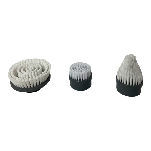 🍏 Turbo Scrub pro All Purpose Brush Replacement Brush Head 3-pc set new ...