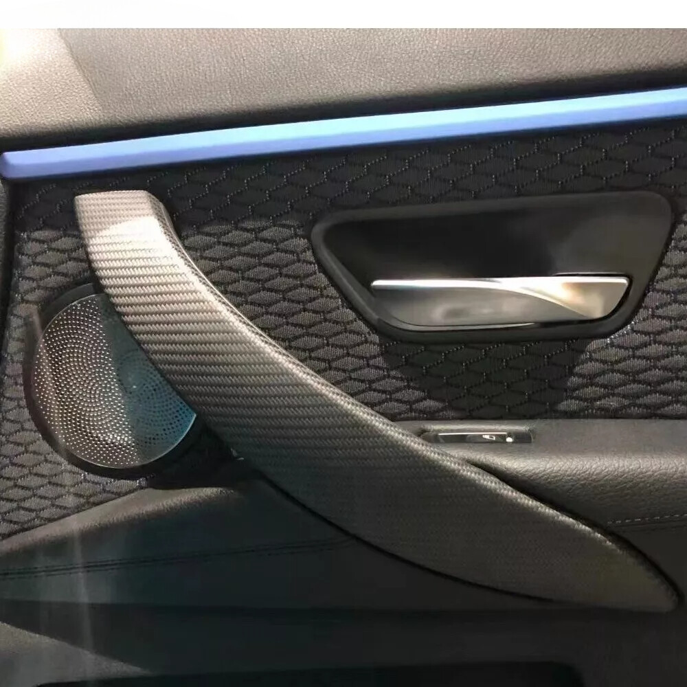 BMW F30 F31 F32 F36 M3 F80 Alcantara Real Carbon Fiber Interior Trim ...