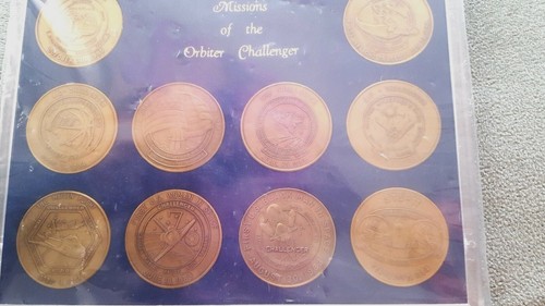 coins medal memorial MISSIONS OF THE ORBITOR CHALLENGER | eBay