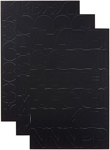Headline Sign 31211 Stick-On Vinyl Letters and Numbers Black 2-Inch | eBay