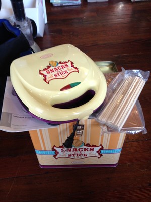 Nostalgia Electrics Snacks on a Stick Party Kit Brand New in Tin Box ...