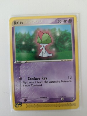 Pokémon TCG Ralts EX Ruby and Sapphire 66/109 Regular Common | eBay