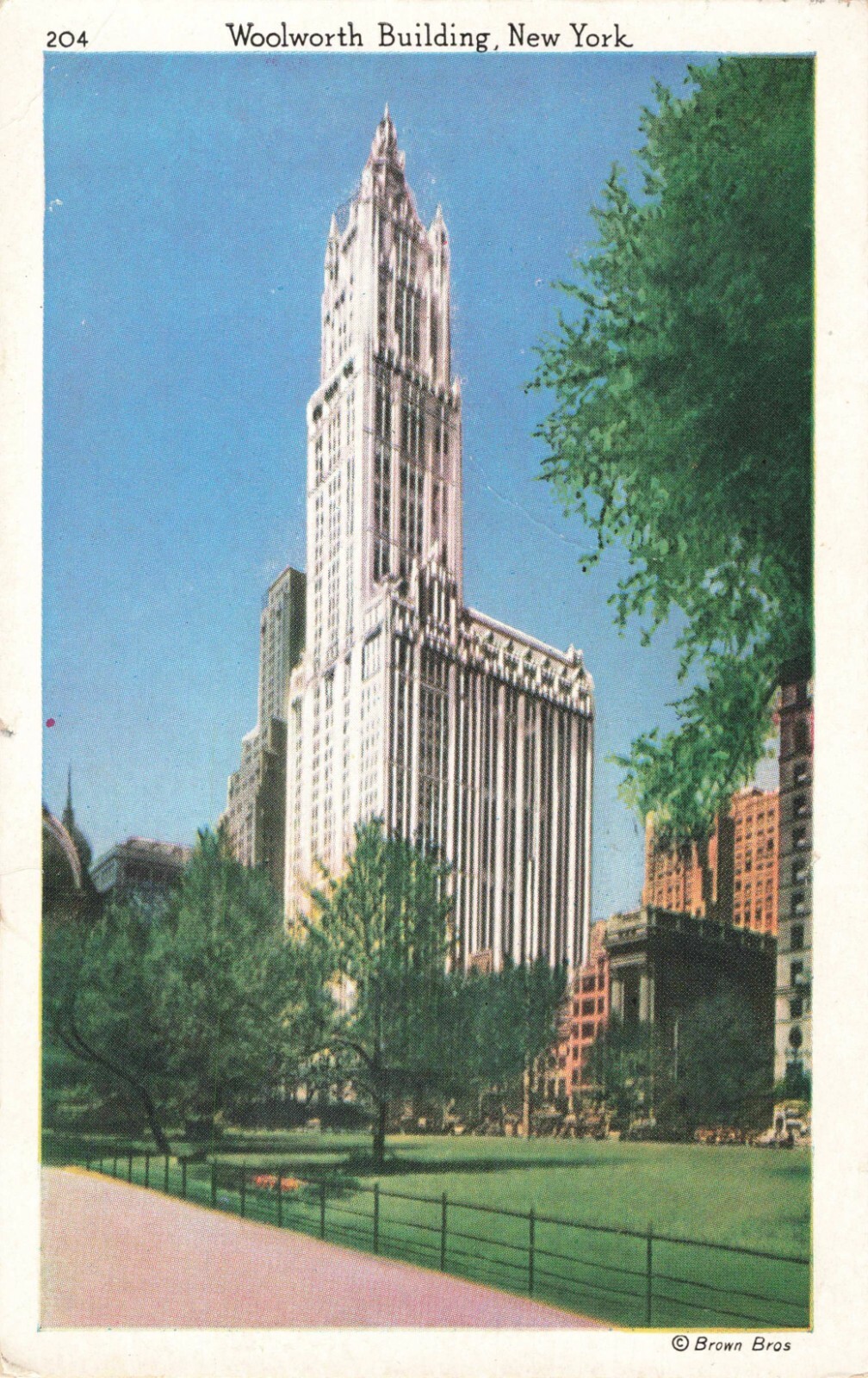 Postcard Woolworth Building New York | eBay