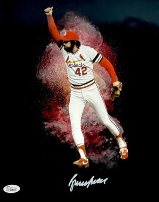 BRUCE SUTTER SIGNED METALLIC 11X14 PHOTO ST. LOUIS CARDINALS AUTOGRAPH ...
