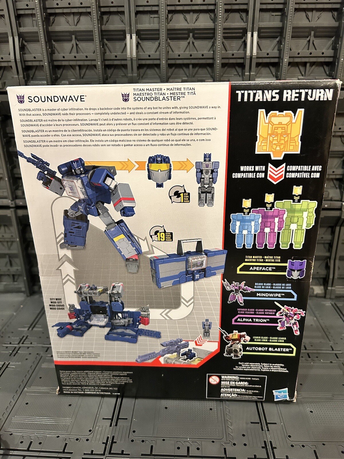 MISB Soundwave & Soundblaster Decepticon Transformers Titans Return ...