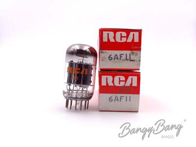 2 Vintage RCA 6AF11 Compactron Dual Triode Pentode Amp. Audio Vacuum ...