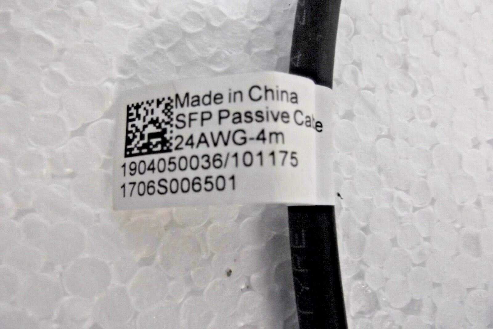 4 m TIME SFP 24 AWG Typ: CL2 FT4 E164618 AWM STYLE 20276 30V FT1-LF ...