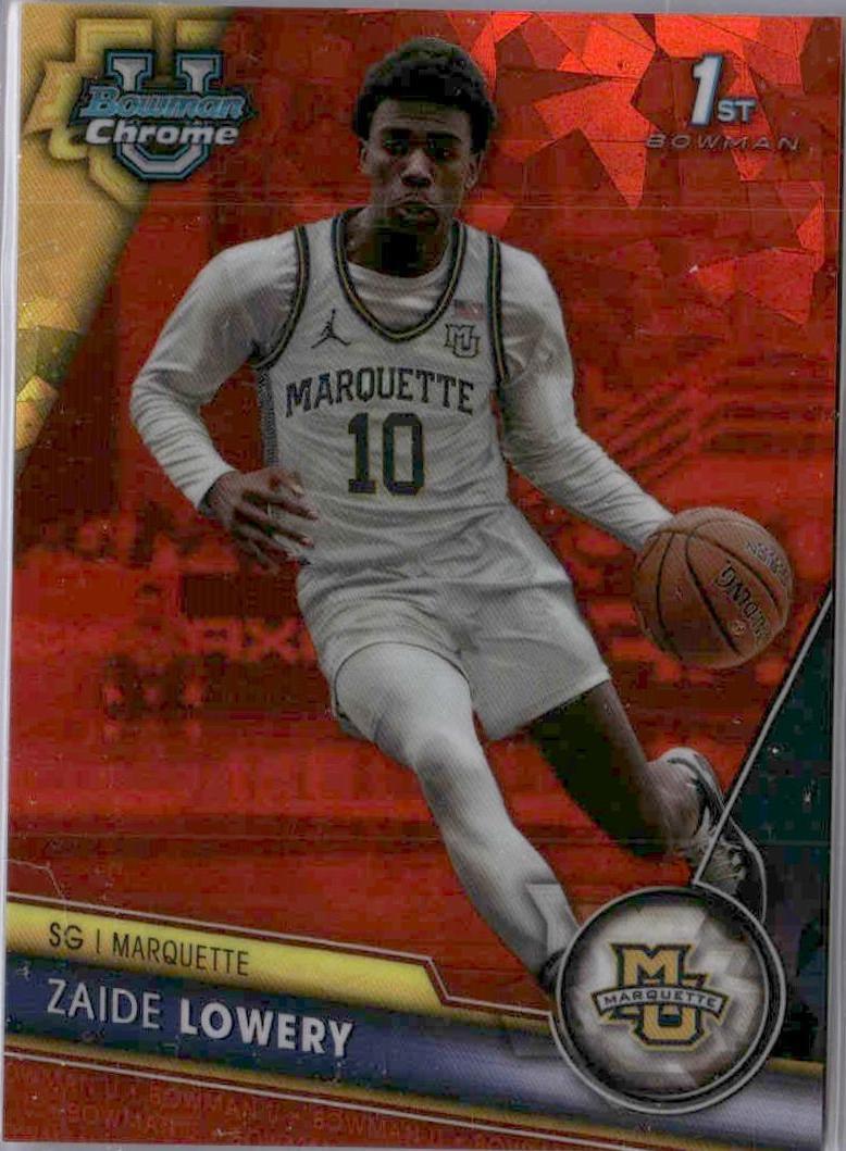 2023-24 Bowman University Chrome Sapphire Edition - Zaide Lowery #99 ...