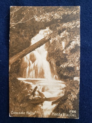 Cascade Falls Waterfall Mill Valley Monte Rio California-CA Postcard | eBay