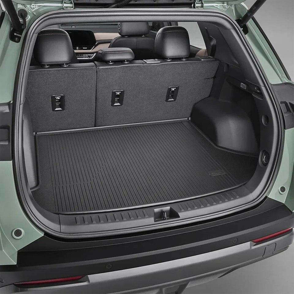 2025 Chevrolet Equinox Front & 2nd Row Liners + Cargo Mat Package Black ...