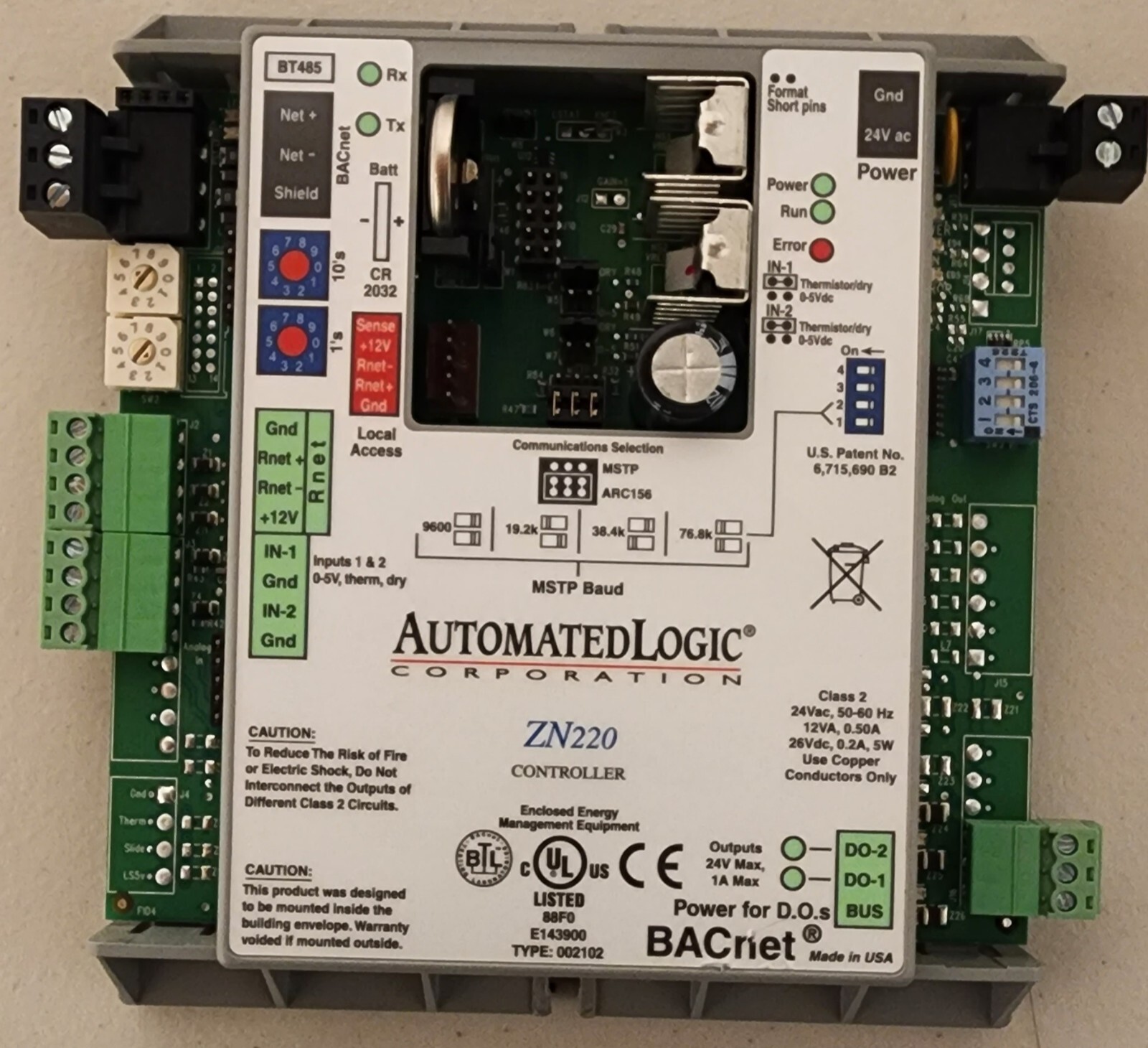 Automated Logic ZN220 Fully Programmable Zone Controller | eBay