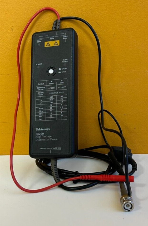 Tektronix P5200 High Voltage Differential Probe Kit P5100 330359 for ...