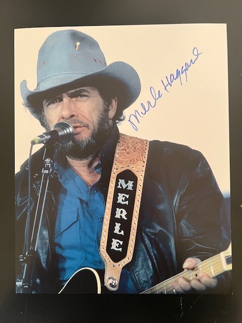 Merle Haggard Signed Photo w/COA | eBay